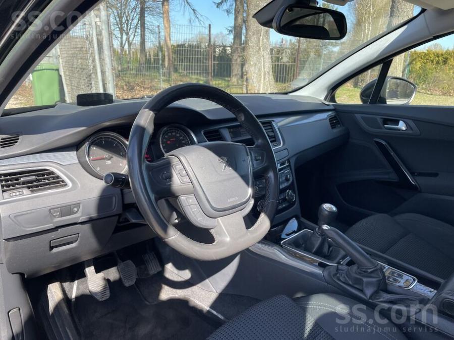 Black Peugeot 508 2013 in Riga, with an engine capacity of 2.00 L and mileage of 269 thousand km for 3990 €, photo 10 on AUTOMOTO.COM.LV