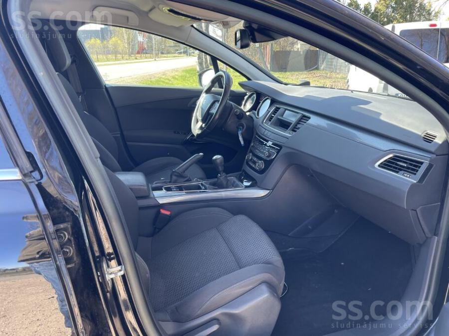 Black Peugeot 508 2013 in Riga, with an engine capacity of 2.00 L and mileage of 269 thousand km for 3990 €, photo 18 on AUTOMOTO.COM.LV