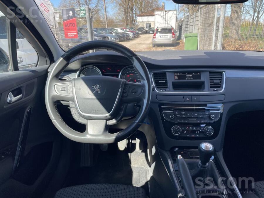 Black Peugeot 508 2013 in Riga, with an engine capacity of 2.00 L and mileage of 269 thousand km for 3990 €, photo 22 on AUTOMOTO.COM.LV