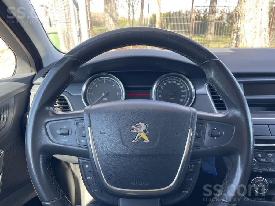 Black Peugeot 508 2013 in Riga, with an engine capacity of 2.00 L and mileage of 269 thousand km for 3990 €, photo 23 on AUTOMOTO.COM.LV