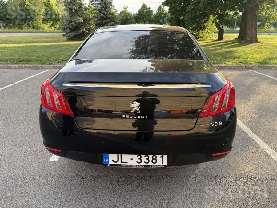 Melns Peugeot 508 2013 Rīga, ar dzinēja tilpumu 2.00 L un nobraukumu 197 tūkst. km par 2100 €, foto 8 vietnē AUTOMOTO.COM.LV