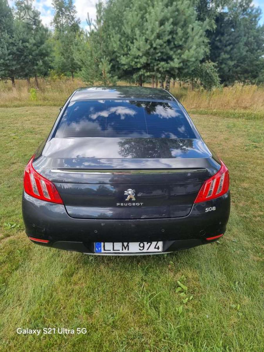 Melns Peugeot 508 2013 Jonava, ar dzinēja tilpumu 1.56 L un nobraukumu 238 tūkst. km par 2699 €, foto 8 vietnē AUTOMOTO.COM.LV