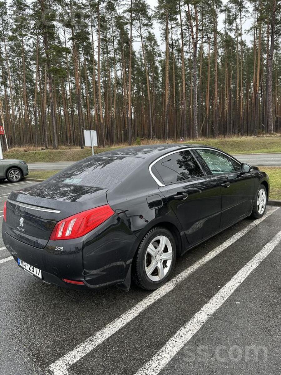 Melns Peugeot 508 2013 Rīga, ar dzinēja tilpumu 2.00 L un nobraukumu 308 tūkst. km par 3500 €, foto 3 vietnē AUTOMOTO.COM.LV