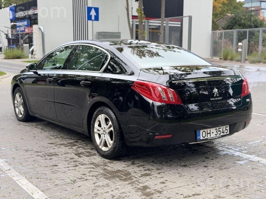 Black Peugeot 508 2013 in Riga, with an engine capacity of 2.00 L and mileage of 270 thousand km for 3200 €, photo 9 on AUTOMOTO.COM.LV
