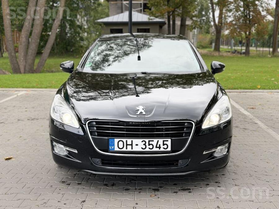 Black Peugeot 508 2013 in Riga, with an engine capacity of 2.00 L and mileage of 270 thousand km for 3200 €, photo 10 on AUTOMOTO.COM.LV