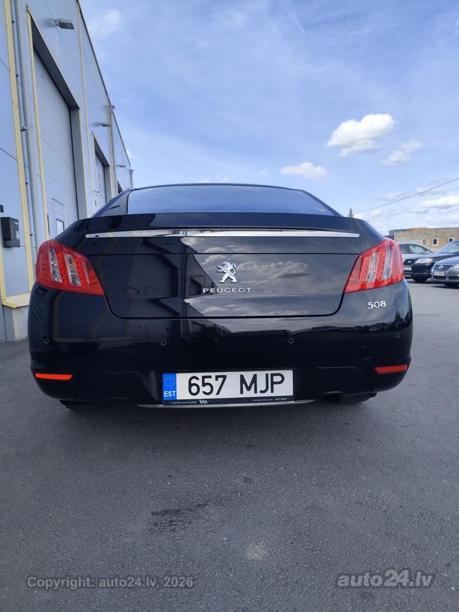 Melns Peugeot 508 2014 Tartu, ar dzinēja tilpumu 1.60 L un nobraukumu 124 tūkst. km par 7500 €, foto 4 vietnē AUTOMOTO.COM.LV