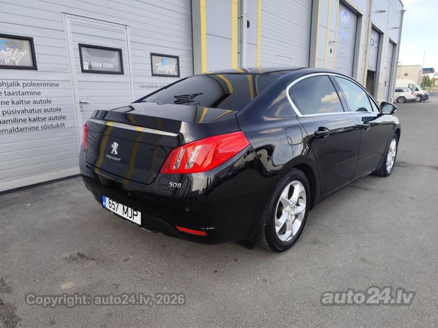 Melns Peugeot 508 2014 Tartu, ar dzinēja tilpumu 1.60 L un nobraukumu 124 tūkst. km par 7500 €, foto 13 vietnē AUTOMOTO.COM.LV