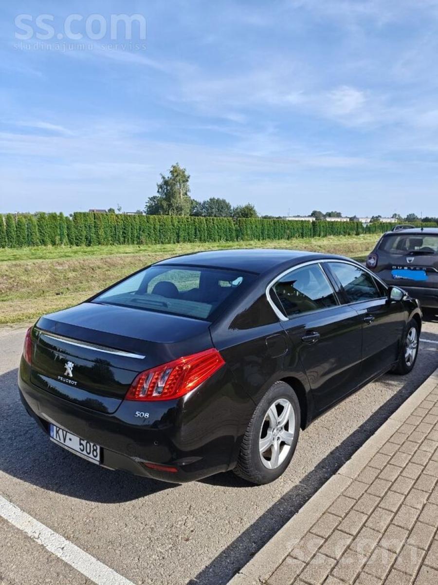 Melns Peugeot 508 2014 Rīga, ar dzinēja tilpumu 1.60 L un nobraukumu 109 tūkst. km par 3150 €, foto 6 vietnē AUTOMOTO.COM.LV