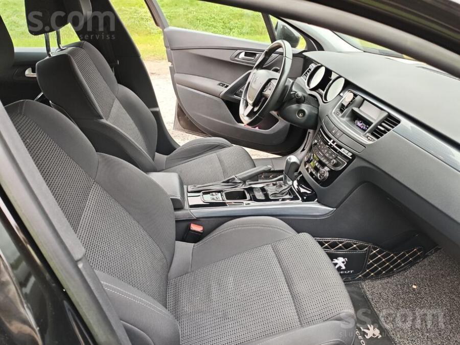 Melns Peugeot 508 2014 Rīga, ar dzinēja tilpumu 1.60 L un nobraukumu 109 tūkst. km par 3150 €, foto 8 vietnē AUTOMOTO.COM.LV