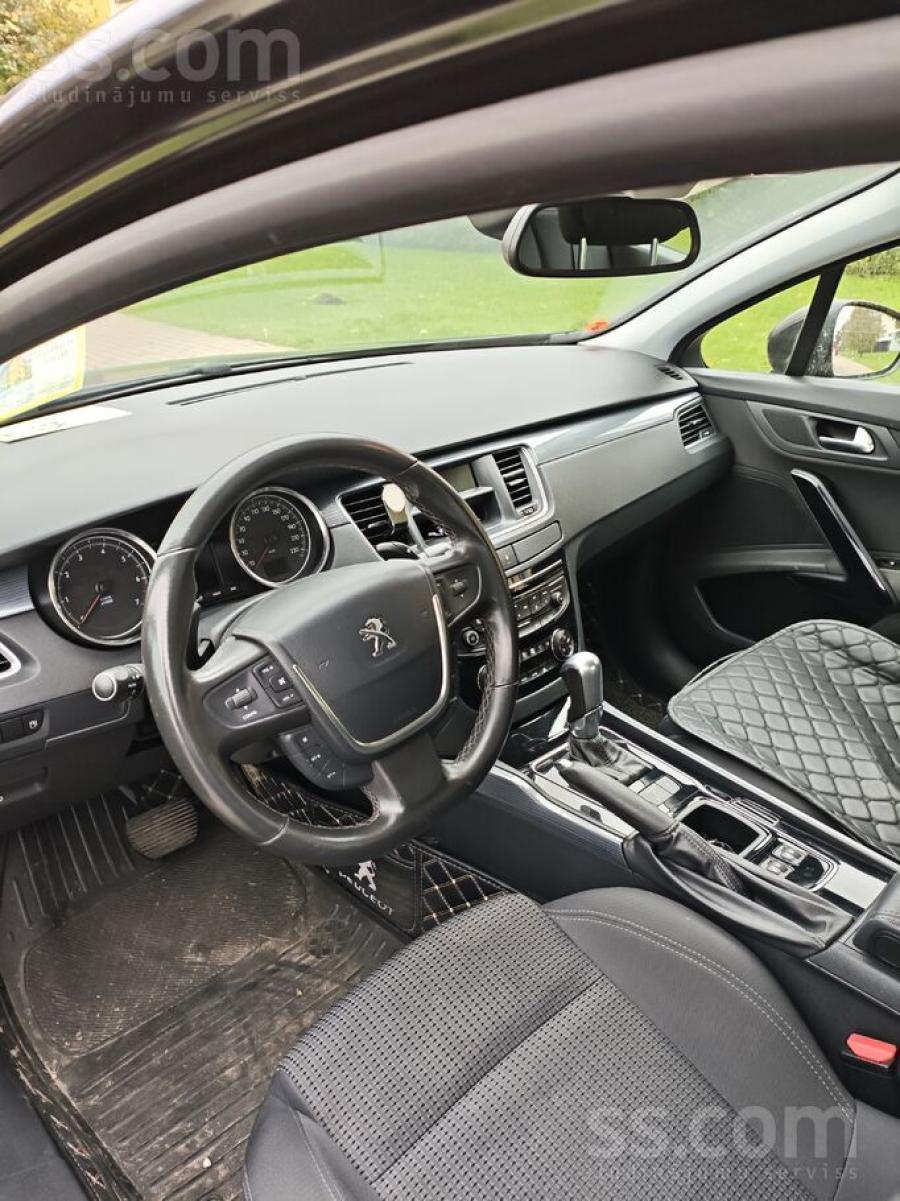 Melns Peugeot 508 2014 Rīga, ar dzinēja tilpumu 1.60 L un nobraukumu 109 tūkst. km par 3150 €, foto 9 vietnē AUTOMOTO.COM.LV