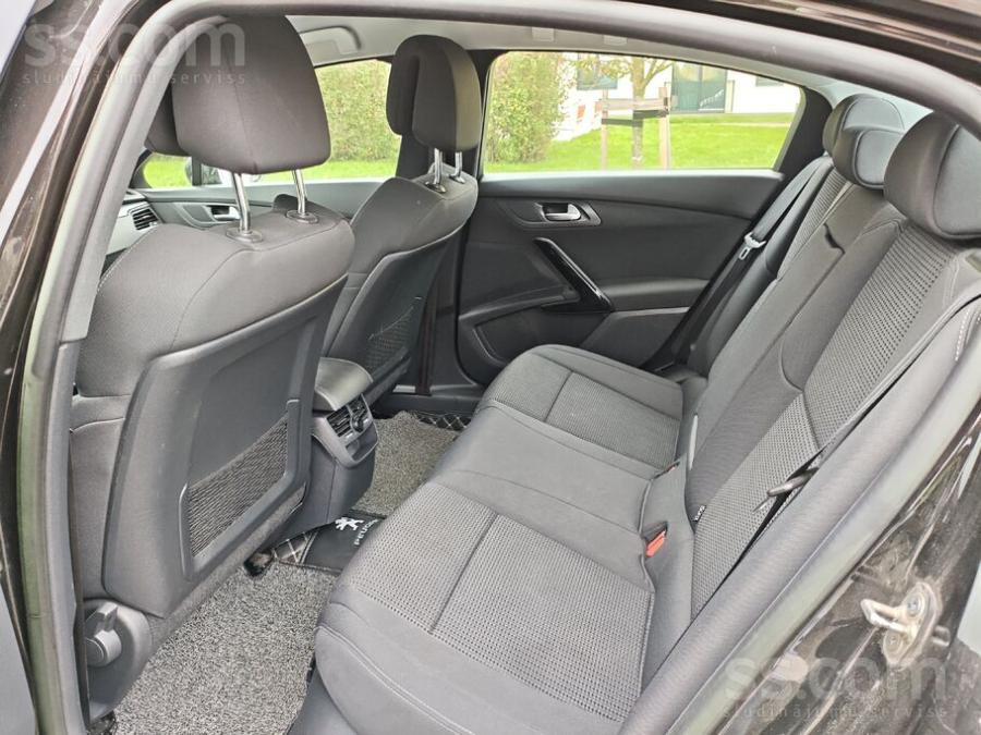 Melns Peugeot 508 2014 Rīga, ar dzinēja tilpumu 1.60 L un nobraukumu 109 tūkst. km par 3150 €, foto 10 vietnē AUTOMOTO.COM.LV