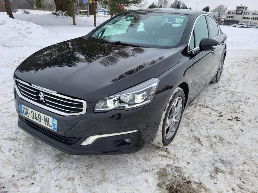 Black Peugeot 508 2015 in Taurage, with an engine capacity of 1.60 L and mileage of 202 thousand km for 5800 €, photo 1 on AUTOMOTO.COM.LV