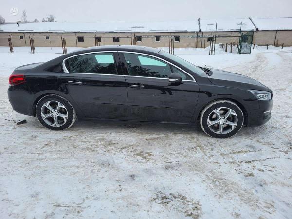 Black Peugeot 508 2015 in Taurage, with an engine capacity of 1.60 L and mileage of 202 thousand km for 5800 €, photo 4 on AUTOMOTO.COM.LV