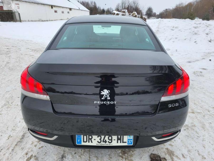 Black Peugeot 508 2015 in Taurage, with an engine capacity of 1.60 L and mileage of 202 thousand km for 5800 €, photo 7 on AUTOMOTO.COM.LV