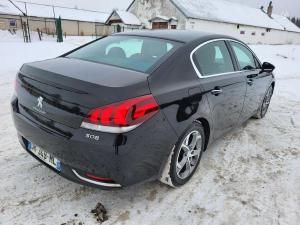 Black Peugeot 508 2015 in Taurage, with an engine capacity of 1.60 L and mileage of 202 thousand km for 5800 €, photo 8 on AUTOMOTO.COM.LV