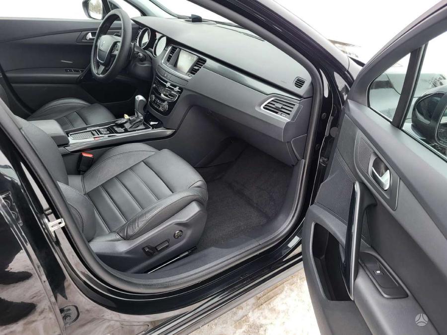 Black Peugeot 508 2015 in Taurage, with an engine capacity of 1.60 L and mileage of 202 thousand km for 5800 €, photo 13 on AUTOMOTO.COM.LV