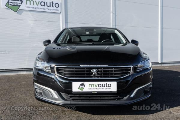 Black Peugeot 508 2015 in Tallinn, with an engine capacity of 2.00 L and mileage of 191 thousand km for 7990 €, photo 4 on AUTOMOTO.COM.LV