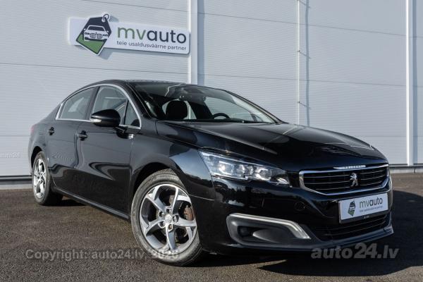 Black Peugeot 508 2015 in Tallinn, with an engine capacity of 2.00 L and mileage of 191 thousand km for 7990 €, photo 5 on AUTOMOTO.COM.LV