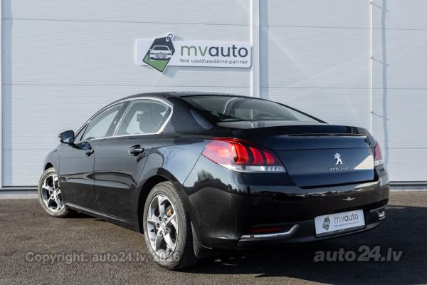 Black Peugeot 508 2015 in Tallinn, with an engine capacity of 2.00 L and mileage of 191 thousand km for 7990 €, photo 6 on AUTOMOTO.COM.LV