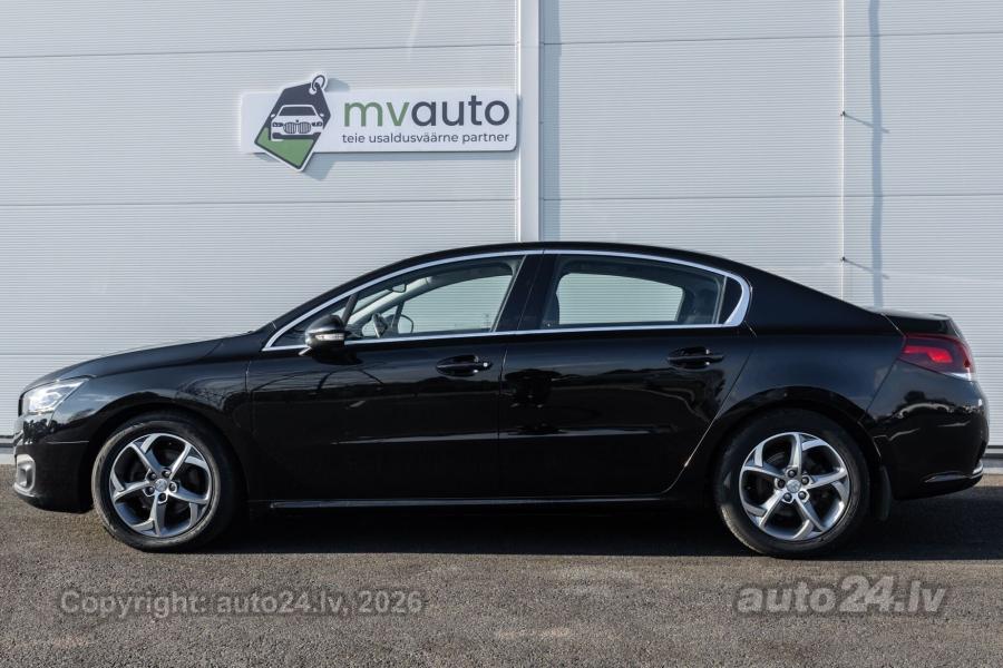 Black Peugeot 508 2015 in Tallinn, with an engine capacity of 2.00 L and mileage of 191 thousand km for 7990 €, photo 11 on AUTOMOTO.COM.LV