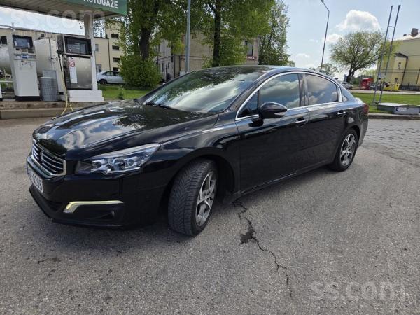 Black Peugeot 508 2015 in Daugavpils, with an engine capacity of 2.00 L and mileage of 170 thousand km for 8395 €, photo 1 on AUTOMOTO.COM.LV