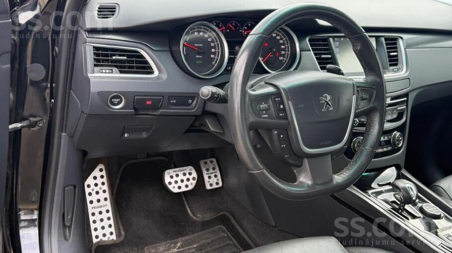 Melns Peugeot 508 2015 Aizkraukle, ar dzinēja tilpumu 2.00 L un nobraukumu 197 tūkst. km par 8370 €, foto 17 vietnē AUTOMOTO.COM.LV