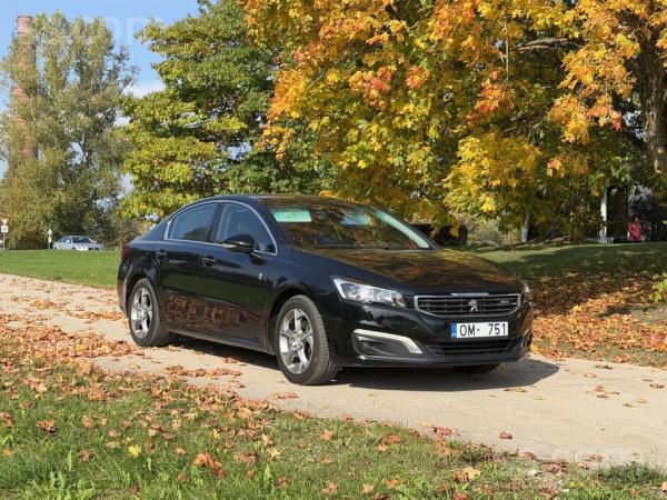 Black Peugeot 508 2015 in Aizkraukle, with an engine capacity of 2.00 L and mileage of 197 thousand km for 6970 €, photo 1 on AUTOMOTO.COM.LV