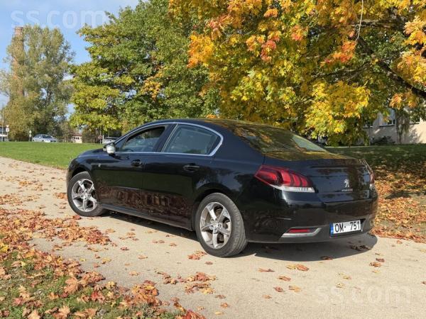 Black Peugeot 508 2015 in Aizkraukle, with an engine capacity of 2.00 L and mileage of 197 thousand km for 6970 €, photo 5 on AUTOMOTO.COM.LV
