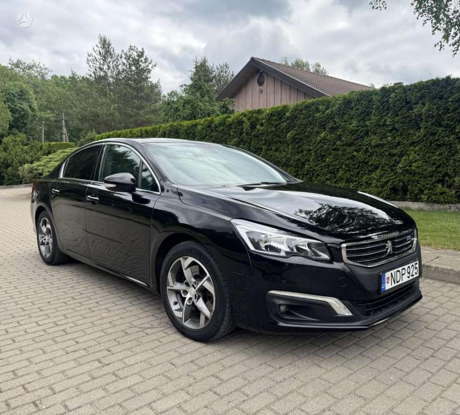 Melns Peugeot 508 2015 Viļņa, ar dzinēja tilpumu 2.00 L un nobraukumu 350 tūkst. km par 4950 €, foto 1 vietnē AUTOMOTO.COM.LV