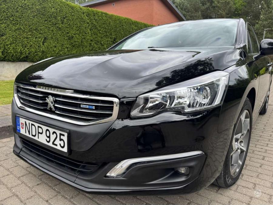 Melns Peugeot 508 2015 Viļņa, ar dzinēja tilpumu 2.00 L un nobraukumu 350 tūkst. km par 4950 €, foto 4 vietnē AUTOMOTO.COM.LV