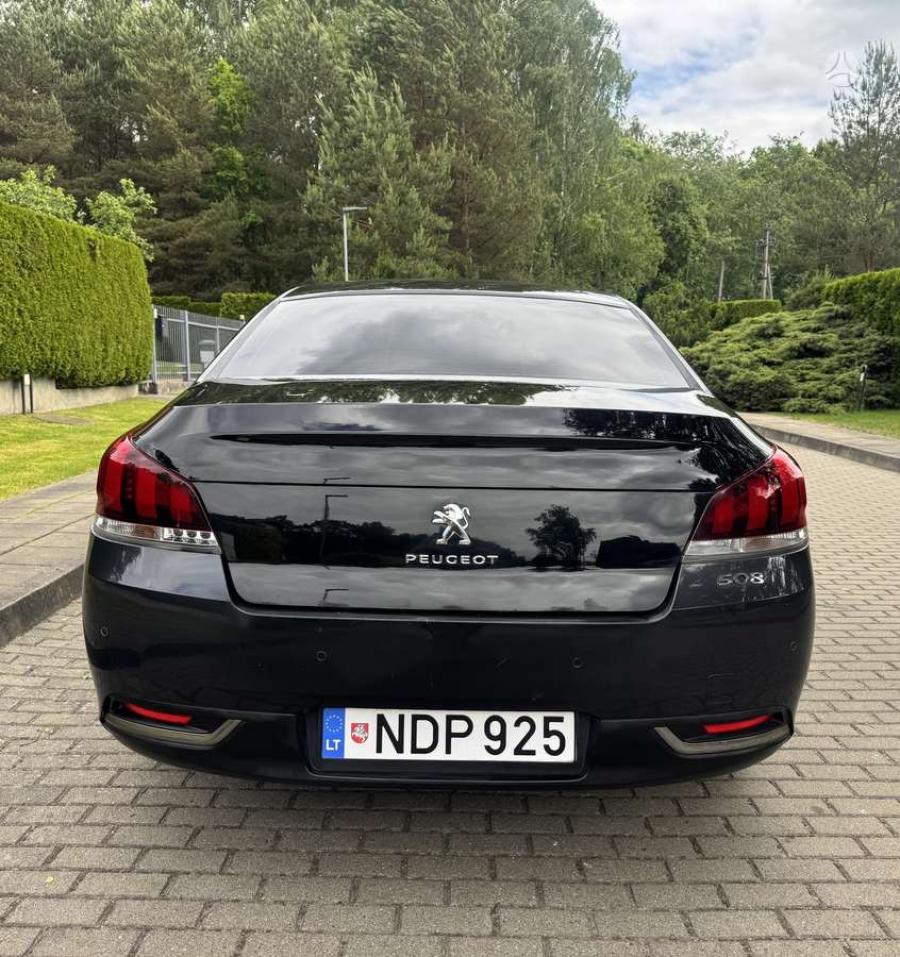 Melns Peugeot 508 2015 Viļņa, ar dzinēja tilpumu 2.00 L un nobraukumu 350 tūkst. km par 4950 €, foto 7 vietnē AUTOMOTO.COM.LV