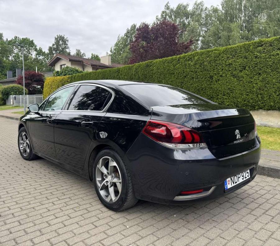 Melns Peugeot 508 2015 Viļņa, ar dzinēja tilpumu 2.00 L un nobraukumu 350 tūkst. km par 4950 €, foto 8 vietnē AUTOMOTO.COM.LV