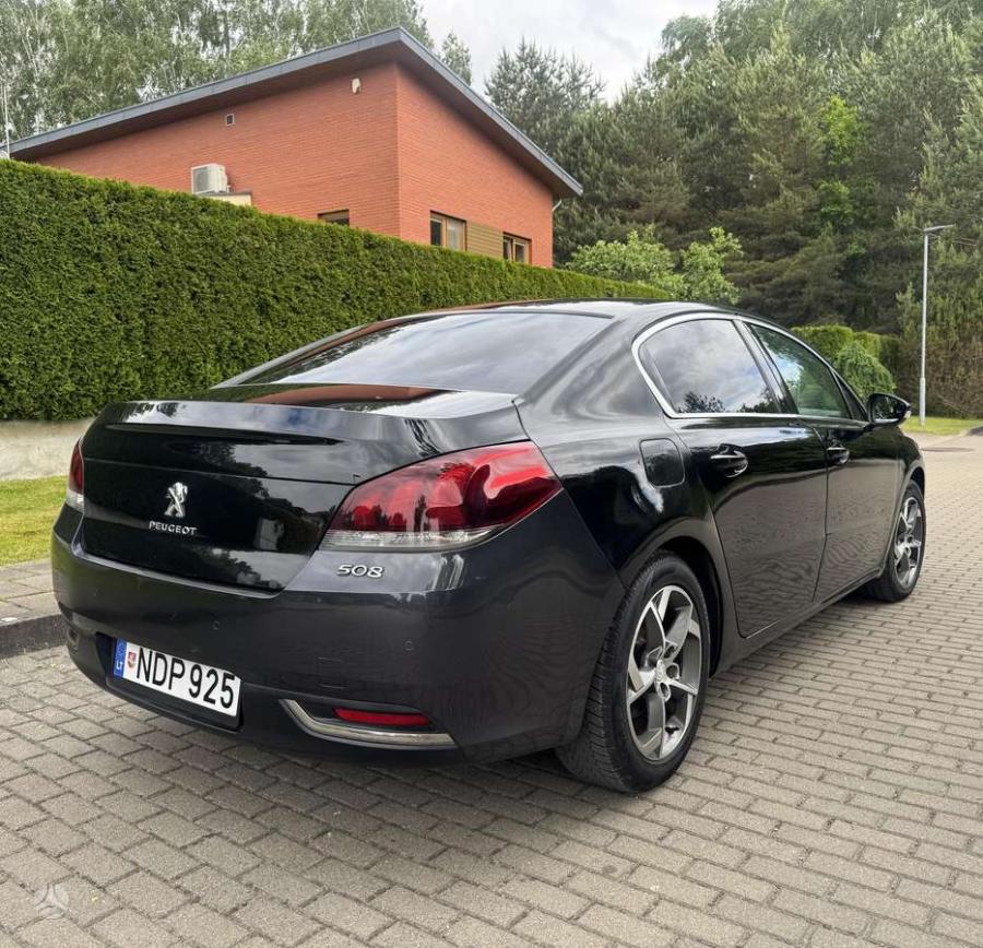 Melns Peugeot 508 2015 Viļņa, ar dzinēja tilpumu 2.00 L un nobraukumu 350 tūkst. km par 4950 €, foto 9 vietnē AUTOMOTO.COM.LV