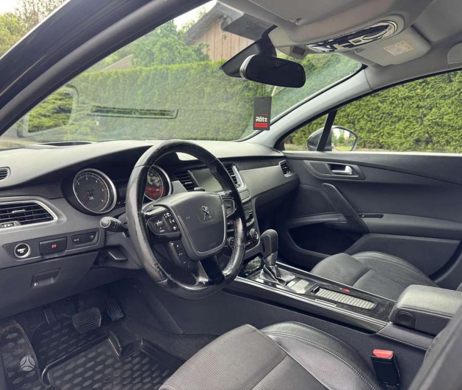 Melns Peugeot 508 2015 Viļņa, ar dzinēja tilpumu 2.00 L un nobraukumu 350 tūkst. km par 4950 €, foto 15 vietnē AUTOMOTO.COM.LV