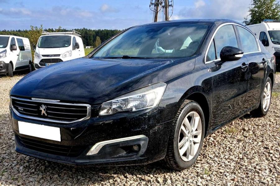 Black Peugeot 508 2015 in Taurage, with an engine capacity of 1.60 L and mileage of 224 thousand km for 5150 €, photo 3 on AUTOMOTO.COM.LV
