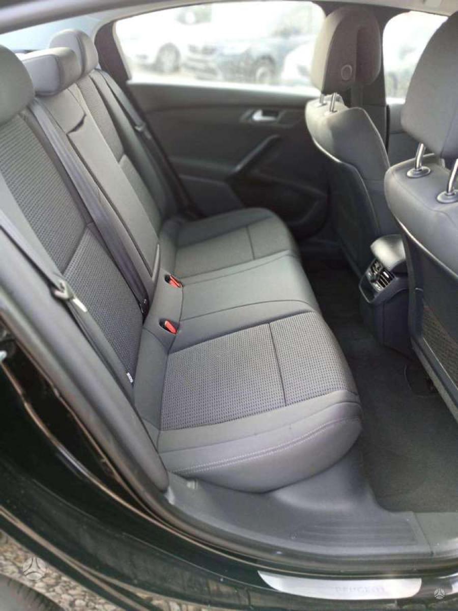 Black Peugeot 508 2015 in Taurage, with an engine capacity of 1.60 L and mileage of 224 thousand km for 5150 €, photo 14 on AUTOMOTO.COM.LV