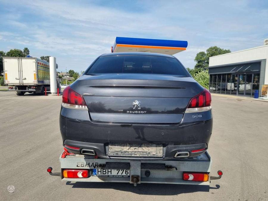 Melns Peugeot 508 2015 Tauragė, ar dzinēja tilpumu 2.00 L un nobraukumu 266 tūkst. km par 2600 €, foto 4 vietnē AUTOMOTO.COM.LV