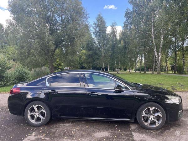 Black Peugeot 508 2015 in Silute, with an engine capacity of 2.00 L and mileage of 263 thousand km for 6200 €, photo 4 on AUTOMOTO.COM.LV