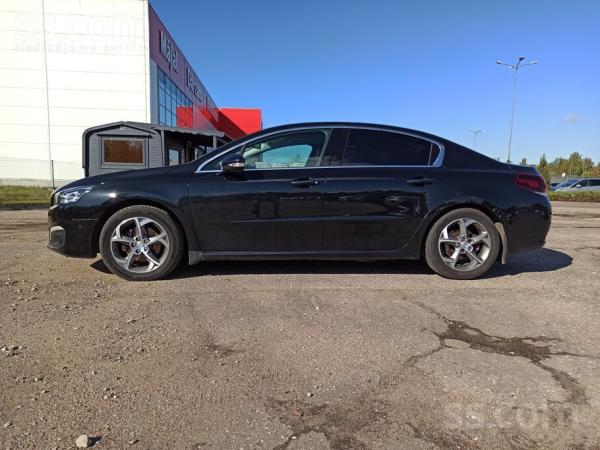 Black Peugeot 508 2015 in Daugavpils, with an engine capacity of 2.00 L and mileage of 0 thousand km for 7750 €, photo 5 on AUTOMOTO.COM.LV