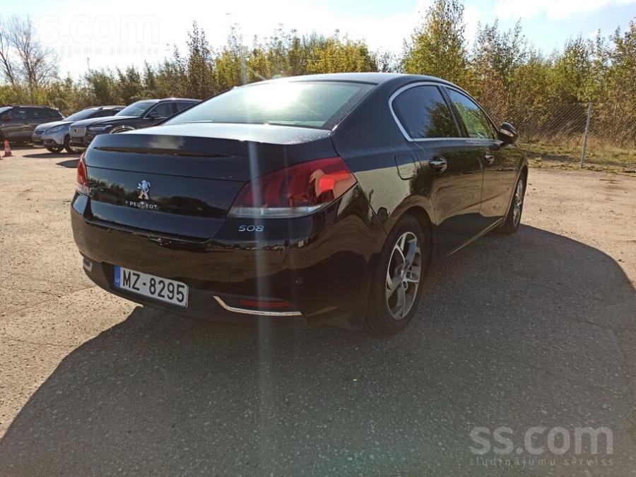 Melns Peugeot 508 2015 Daugavpils, ar dzinēja tilpumu 2.00 L un nobraukumu 0 tūkst. km par 7750 €, foto 8 vietnē AUTOMOTO.COM.LV