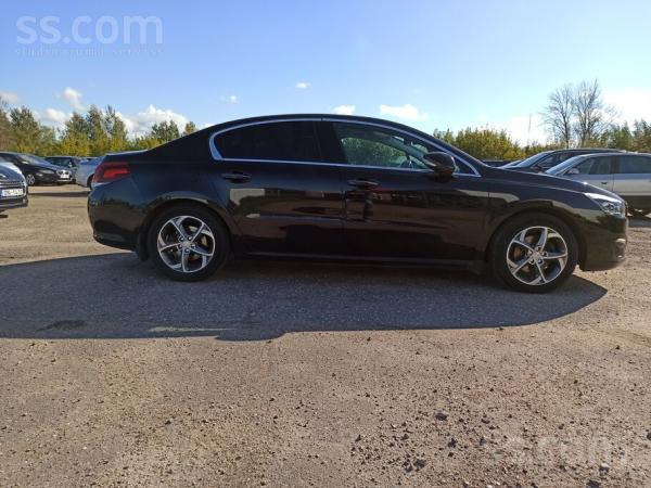 Black Peugeot 508 2015 in Daugavpils, with an engine capacity of 2.00 L and mileage of 0 thousand km for 7750 €, photo 9 on AUTOMOTO.COM.LV