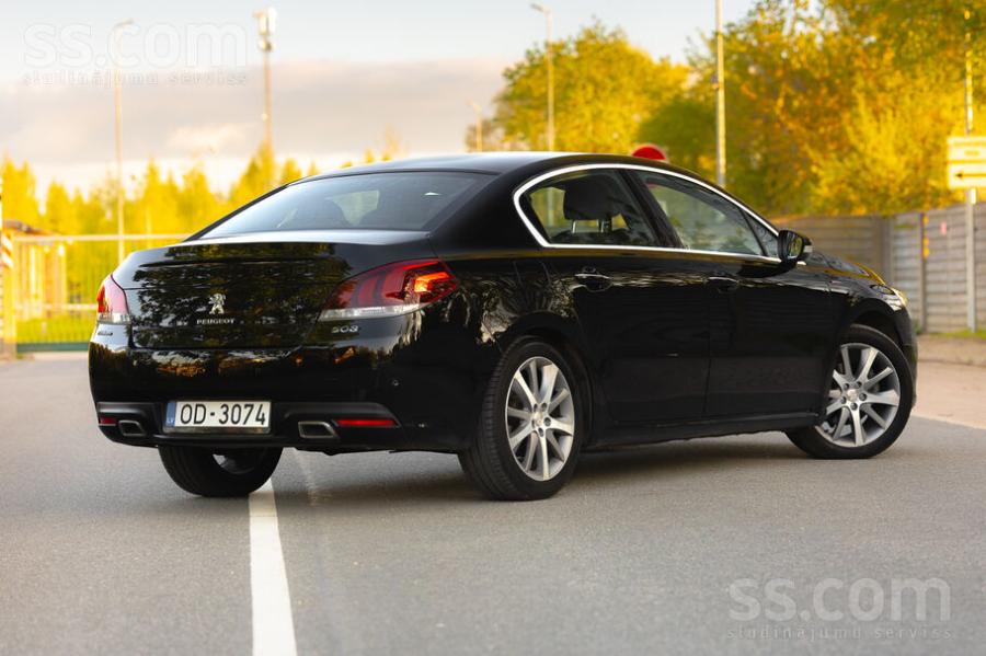 Melns Peugeot 508 2016 Jelgava, ar dzinēja tilpumu 2.00 L un nobraukumu 0 tūkst. km par 7990 €, foto 3 vietnē AUTOMOTO.COM.LV