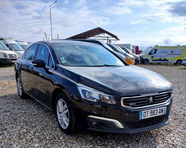 Black Peugeot 508 2016 in Taurage, with an engine capacity of 1.60 L and mileage of 220 thousand km for 5300 €, photo 1 on AUTOMOTO.COM.LV