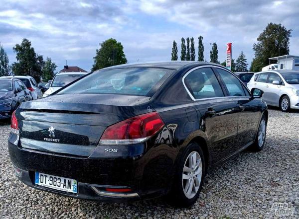 Black Peugeot 508 2016 in Taurage, with an engine capacity of 1.60 L and mileage of 220 thousand km for 5300 €, photo 3 on AUTOMOTO.COM.LV