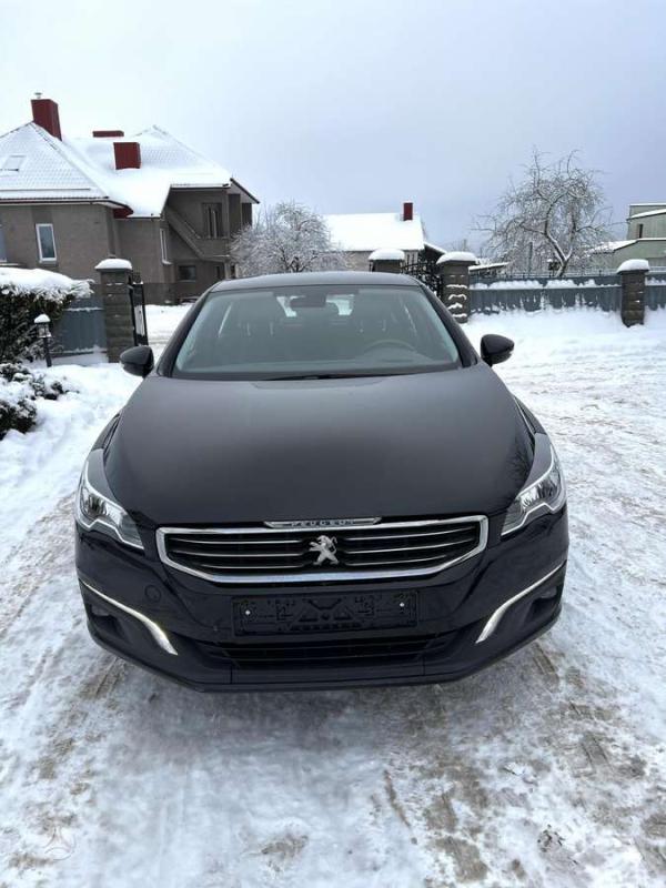 Black Peugeot 508 2017 in Ukmerge, with an engine capacity of 1.56 L and mileage of 191 thousand km for 5950 €, photo 5 on AUTOMOTO.COM.LV