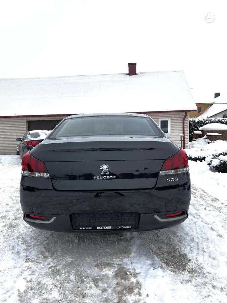 Melns Peugeot 508 2017 Ukmergė, ar dzinēja tilpumu 1.56 L un nobraukumu 191 tūkst. km par 5950 €, foto 6 vietnē AUTOMOTO.COM.LV