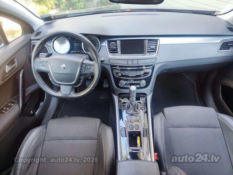 Black Peugeot 508 2017 in Tartu, with an engine capacity of 2.00 L and mileage of 129 thousand km for 12990 €, photo 8 on AUTOMOTO.COM.LV