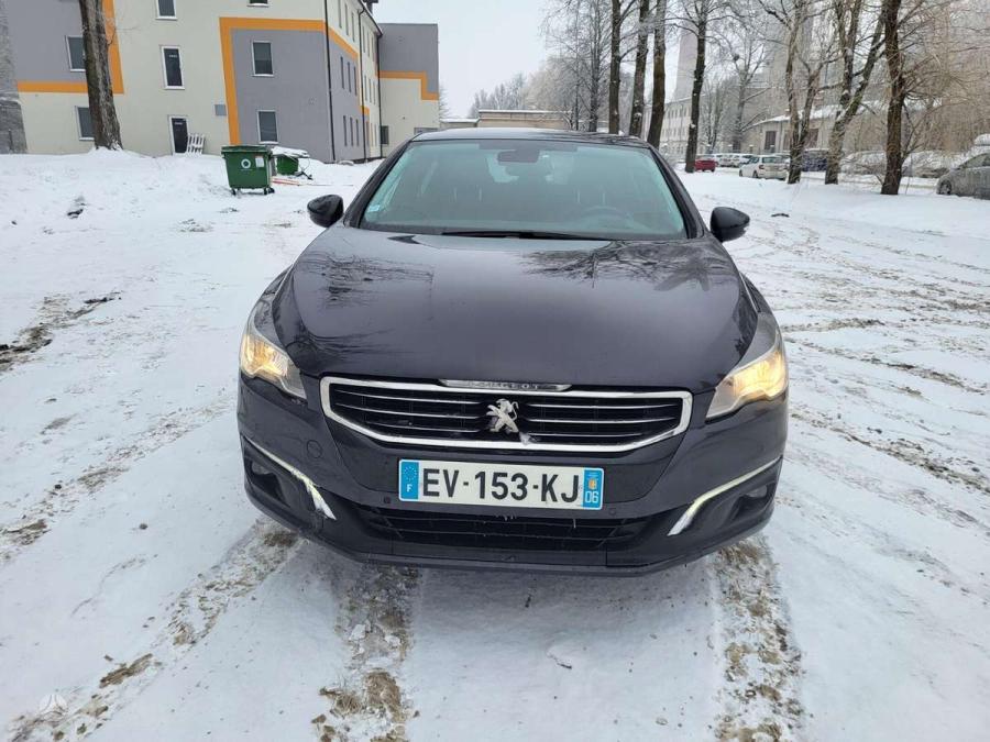 Black Peugeot 508 2018 in Kaunas, with an engine capacity of 1.56 L and mileage of 291 thousand km for 5200 €, photo 3 on AUTOMOTO.COM.LV