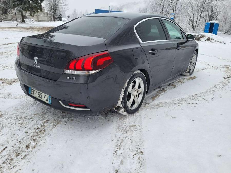 Black Peugeot 508 2018 in Kaunas, with an engine capacity of 1.56 L and mileage of 291 thousand km for 5200 €, photo 5 on AUTOMOTO.COM.LV