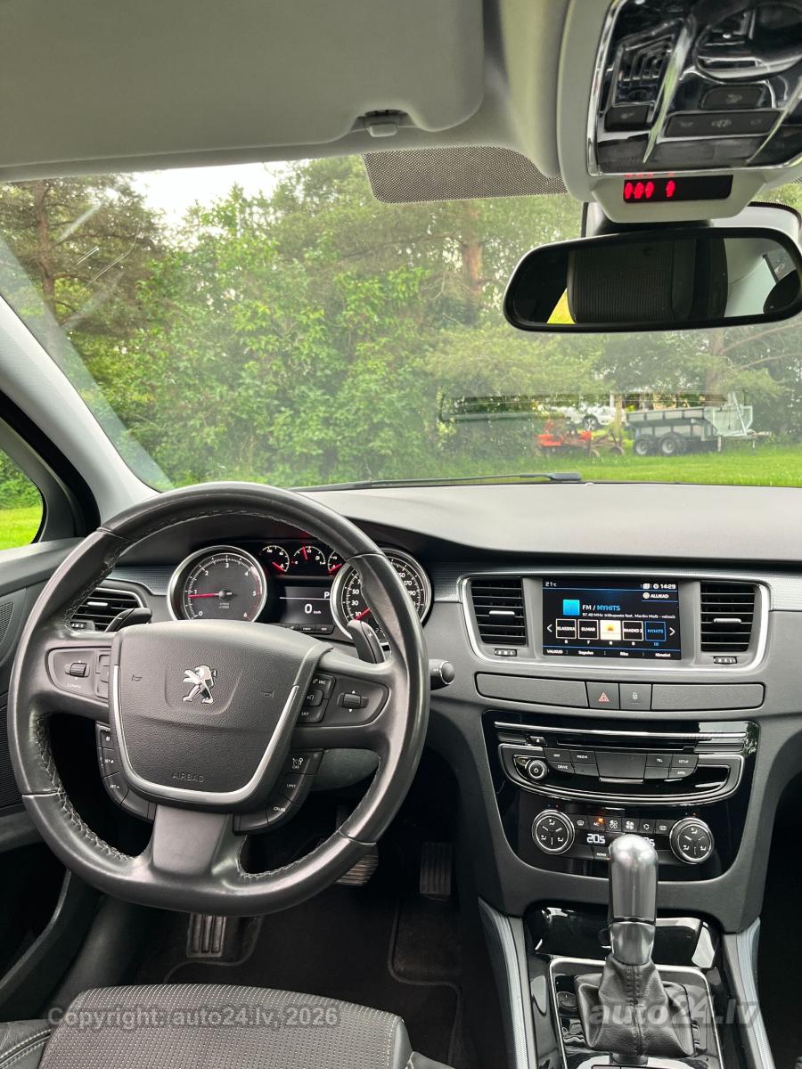Black Peugeot 508 2018 in Tartu, with an engine capacity of 2.00 L and mileage of 240 thousand km for 9400 €, photo 9 on AUTOMOTO.COM.LV